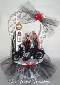 DIY: Motorcycle Wedding Cake Topper Two Wheel Weddings